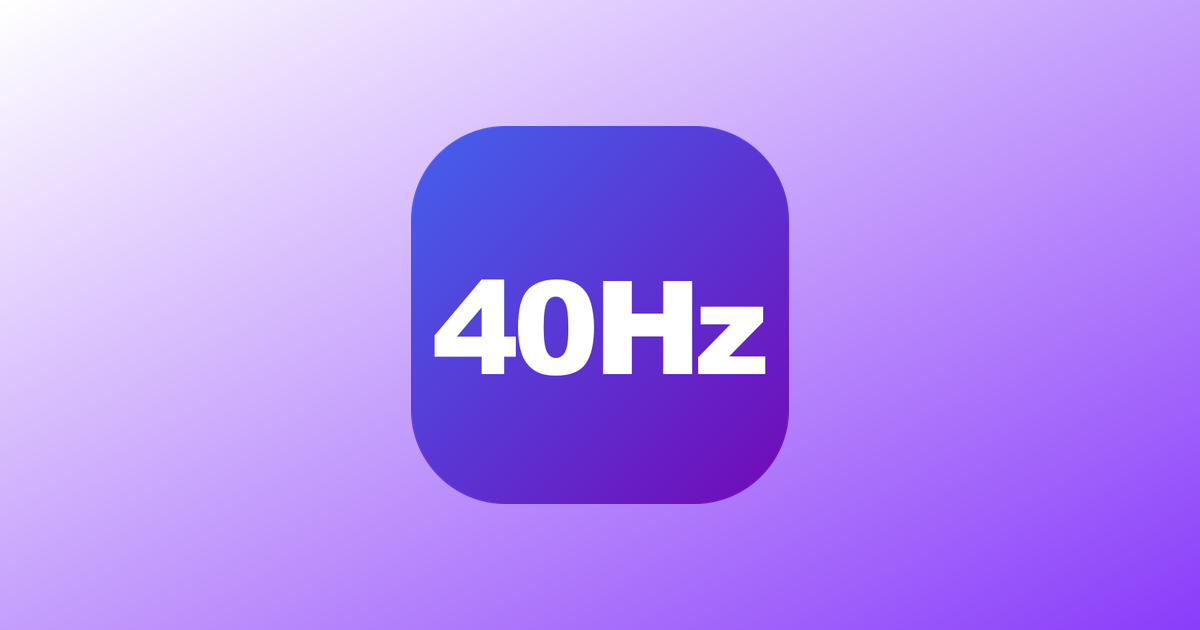 40Hz Player - Makes you Smarter!